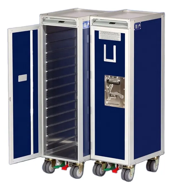 Half Size Airline Food Trolley for Aircraft Galley Beverage Catering ...