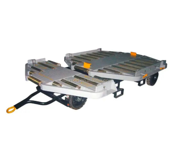 Airport Aviation Semi-trailer Luggage Baggage Cargo Trailer Cart dolly ...