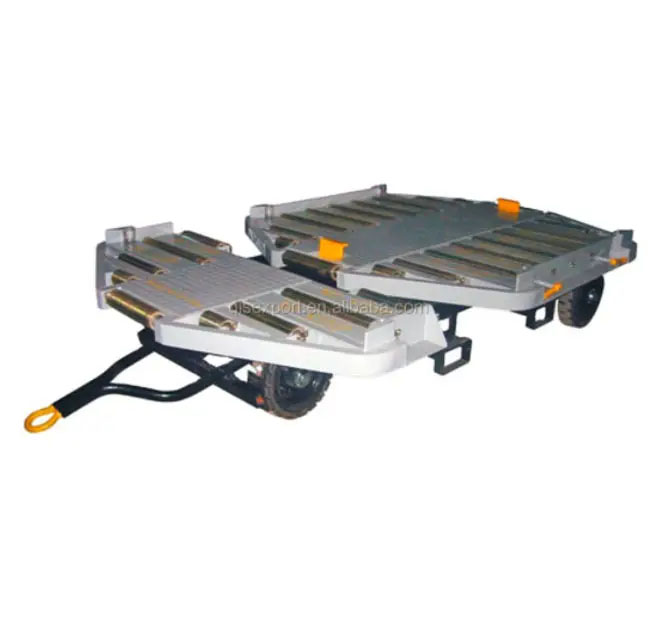 Airport Container Pallet Dolly for Aviation Baggage Cargo Transport ...