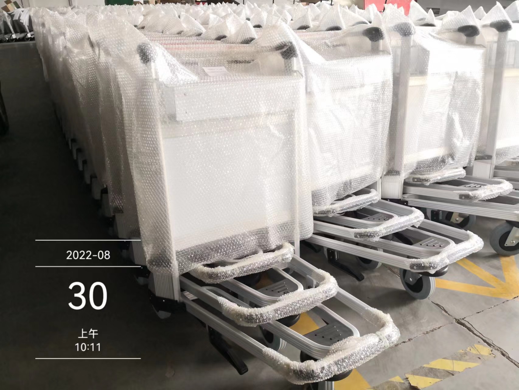 How to Pack Airport Baggage Trolley Shipped by FCL? - Xiaogan Ruisheng ...